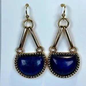 Studio Barse | Jewelry | Nwot Designer Studio Barse Brass Genuine Blue ...